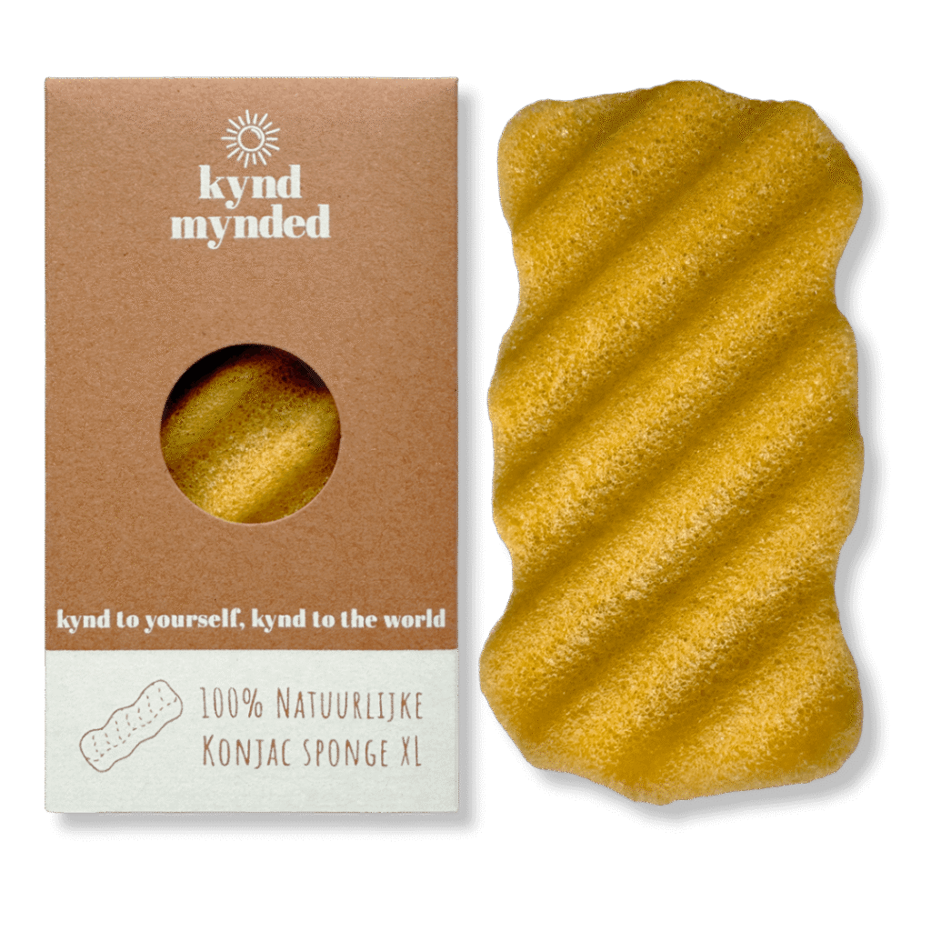 Konjac Sponge Lichaam - Kynd Mynded | Kurkuma | Glow